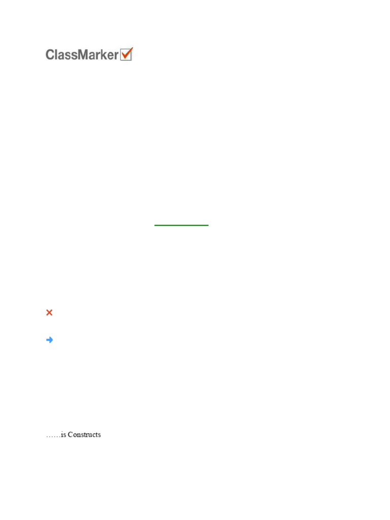 ClassMarker - Results | PDF | Use Case | Databases