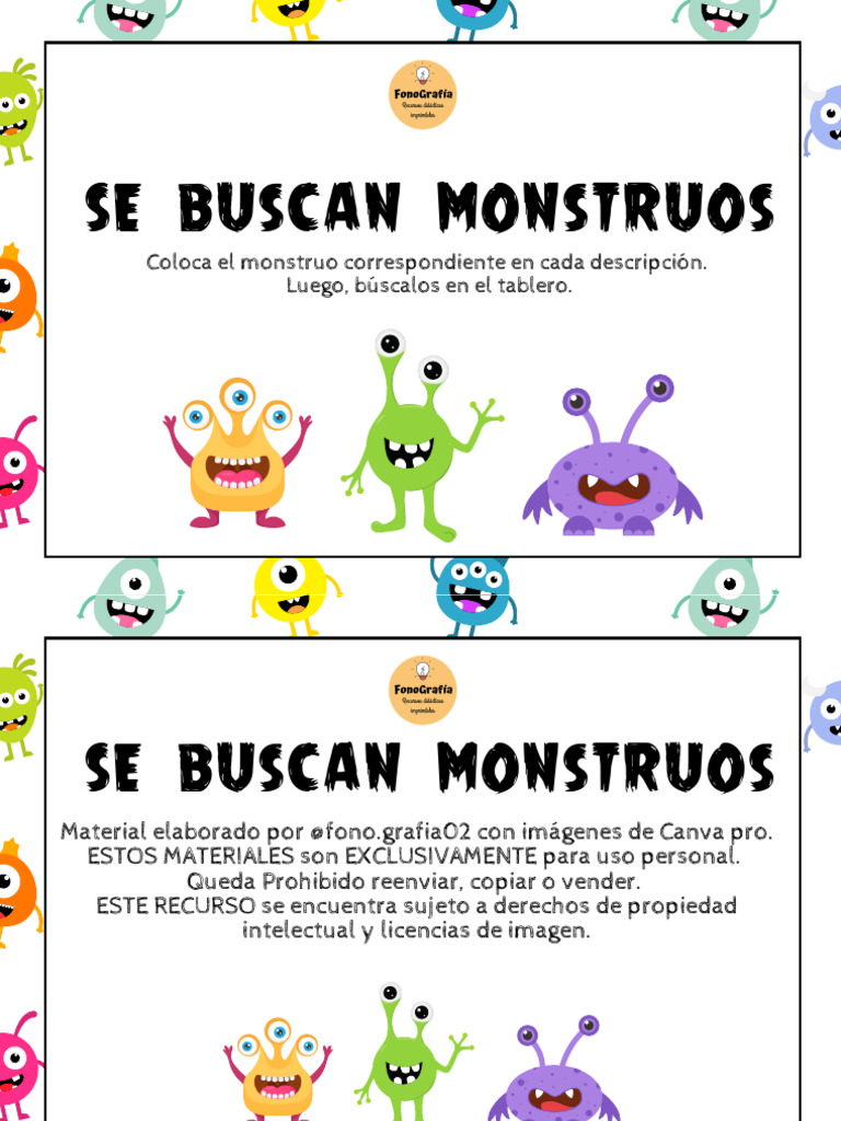 Se Buscan Monstruos | PDF | Color