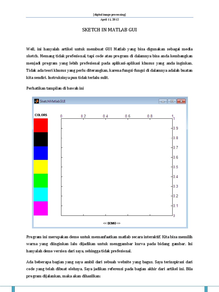Sketch In Matlab Gui 