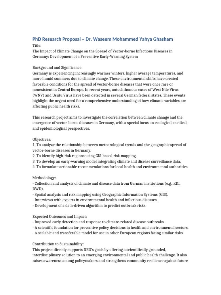 DBU Research Proposal Waseem | PDF