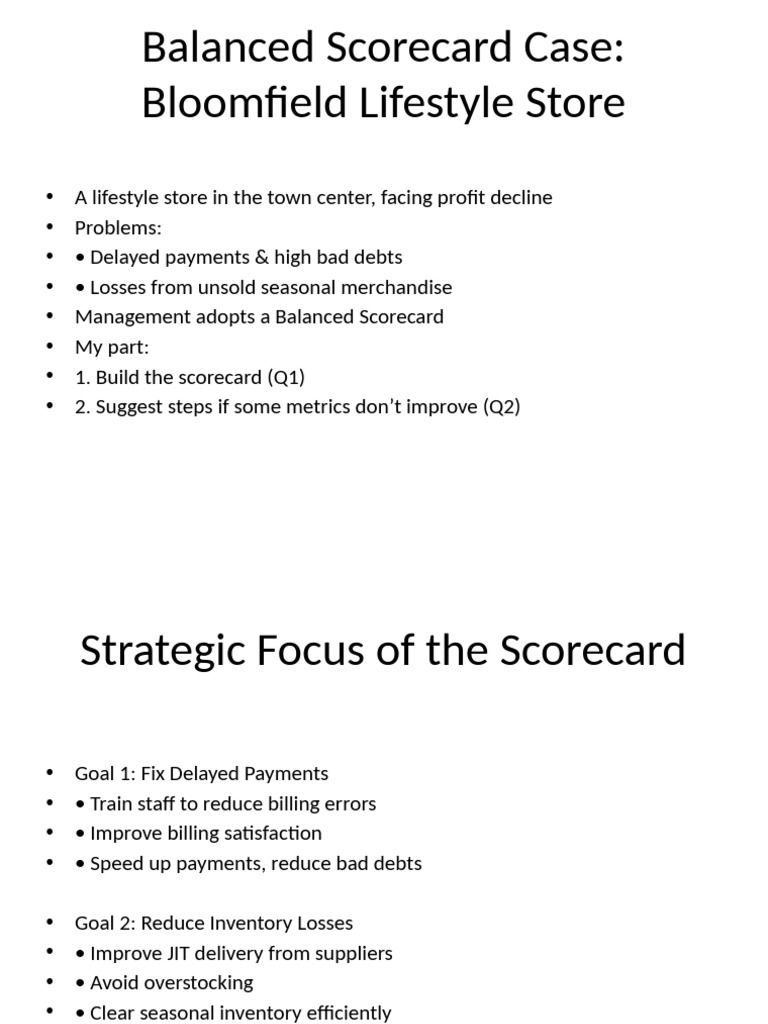 Revised BSC Slides Lami | PDF