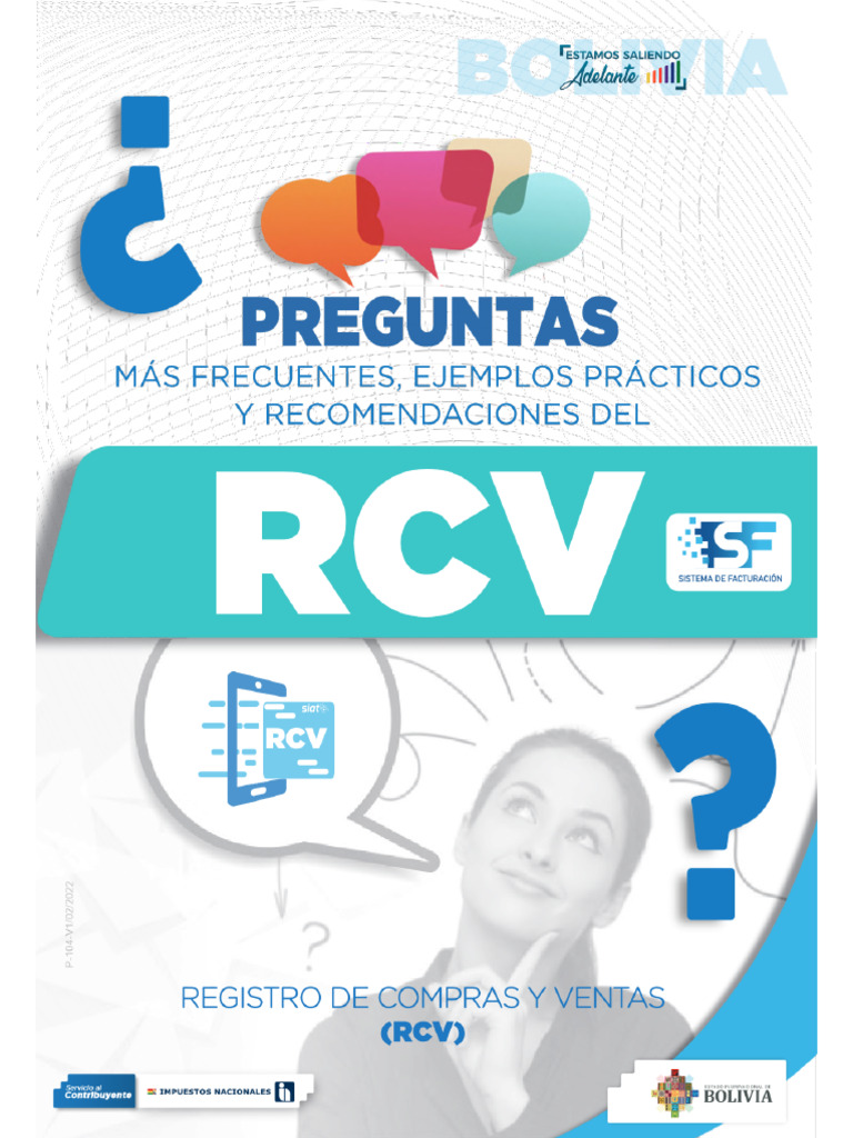 Consultas Sobre El Reg Del RCV | PDF | Impuestos | Factura