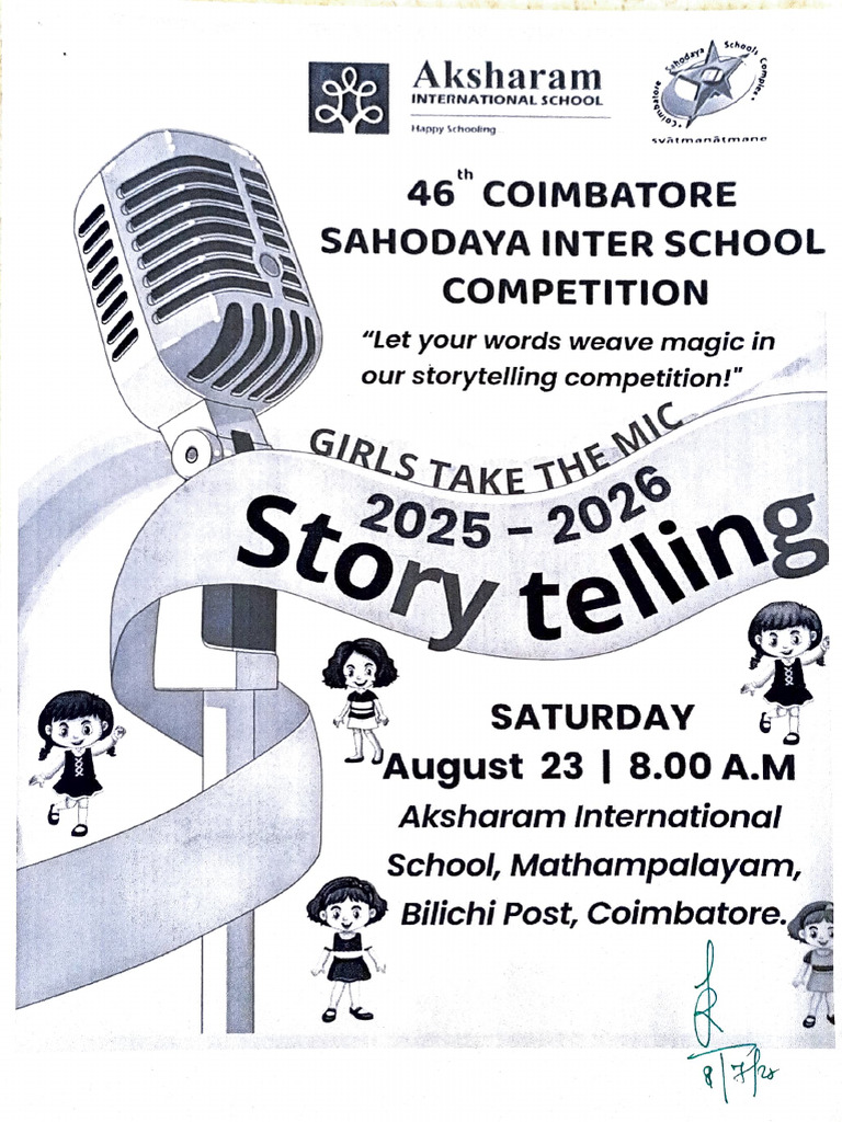 Storytelling Competition Guidelines 2025 | PDF