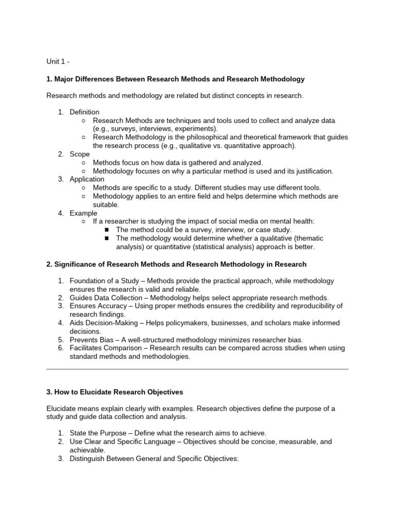 Fundamentals of Research Sem 1 | PDF | Methodology | Inductive Reasoning
