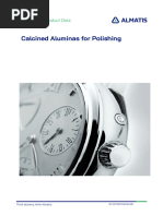 Almatis Calcined Alumina Data Sheet | PDF | Aluminium Oxide | Secondary ...