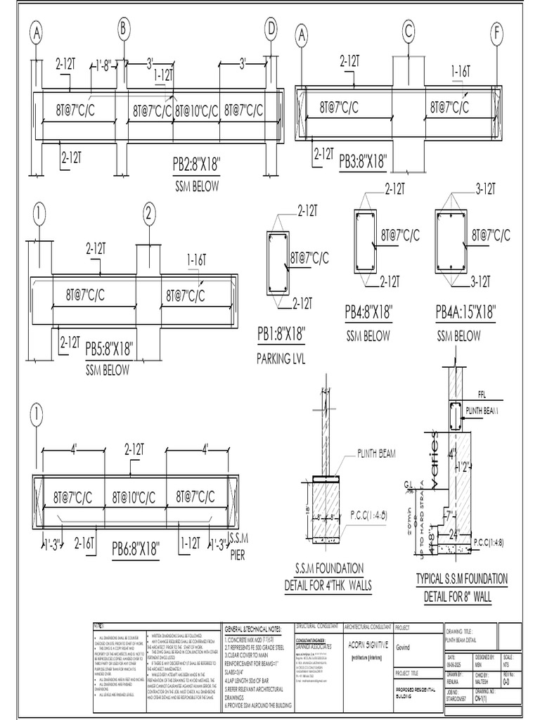Final Plinth Beam Detail2.09!06!2025-Model | PDF | Chess Theory