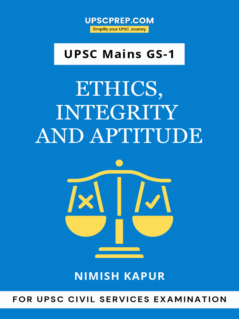 UPSC Ethics Integrity Aptitude Guide | PDF