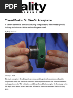 Spiralock Gaging Practices Overview | PDF | Screw | Mechanical Engineering