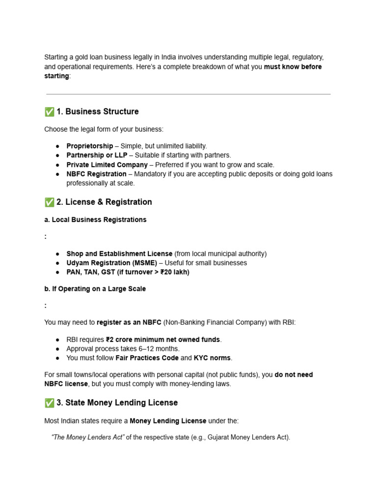 Must Know Before Starting | PDF | Loans | Interest