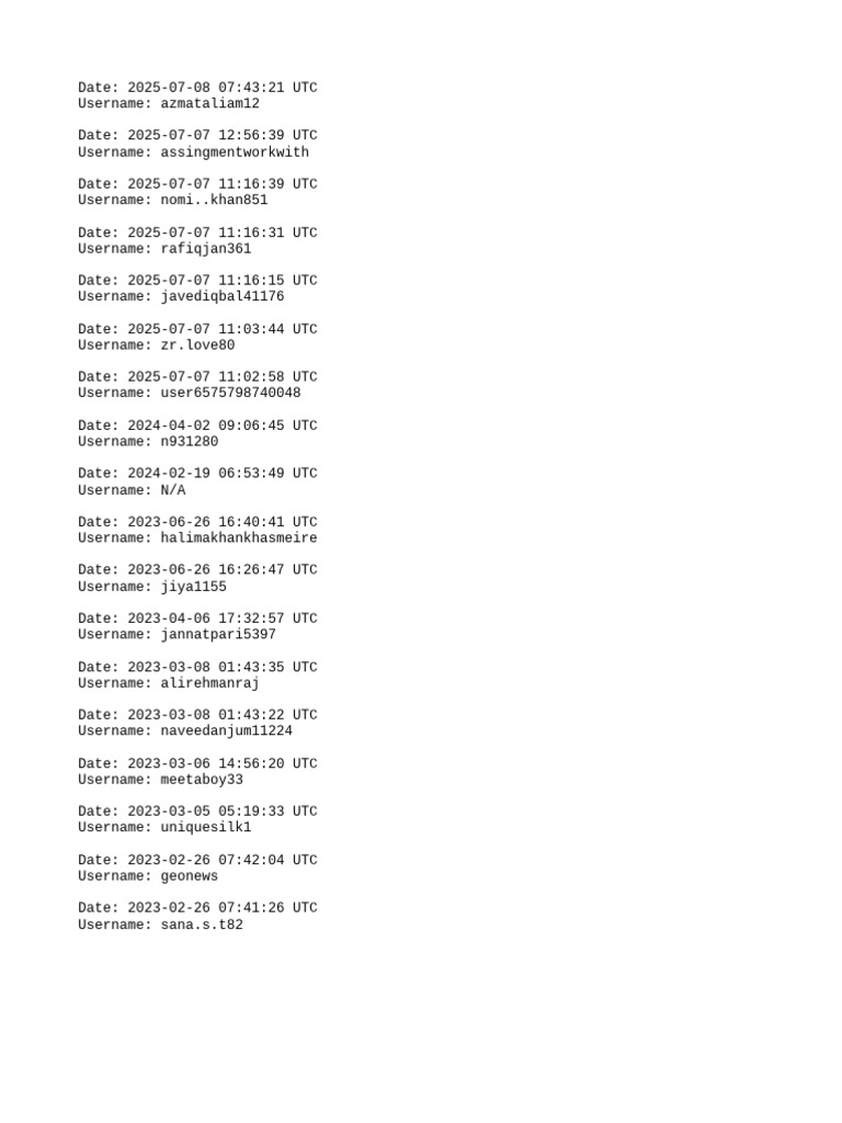 Block List | PDF