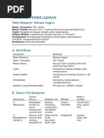 Modul Ajar Deep Learning Bahasa Inggris Kelas - 9 - P12 2025 | PDF