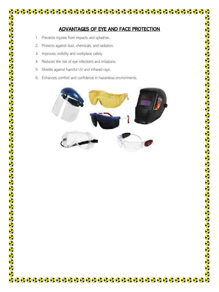 Advantages of Eye and Face Protection | PDF