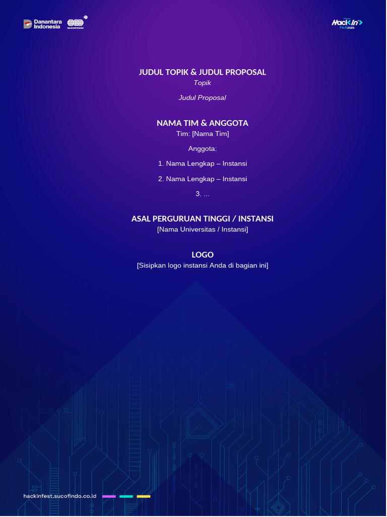 Events Proposal-Template 1751106862024-1. Template Proposal Hackathon 2025 Rev | PDF