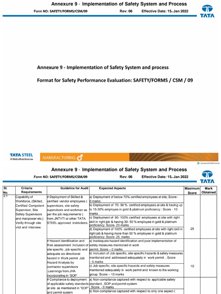 Annexure 9 Audit | PDF