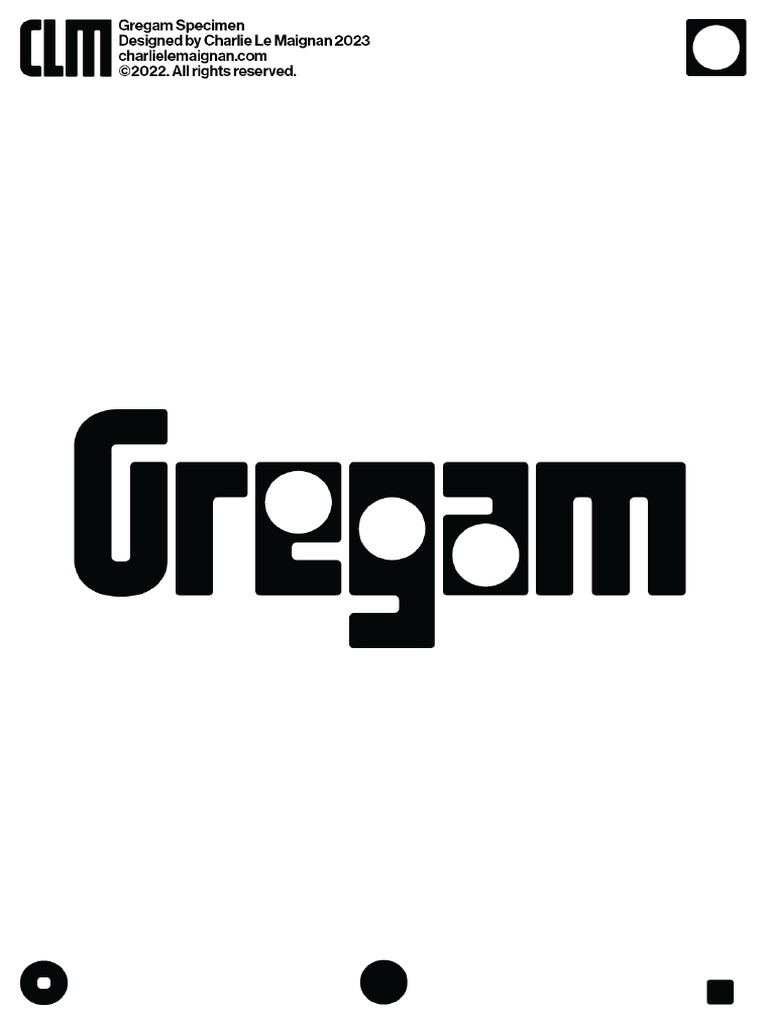 CLM Gregam Specimen | PDF