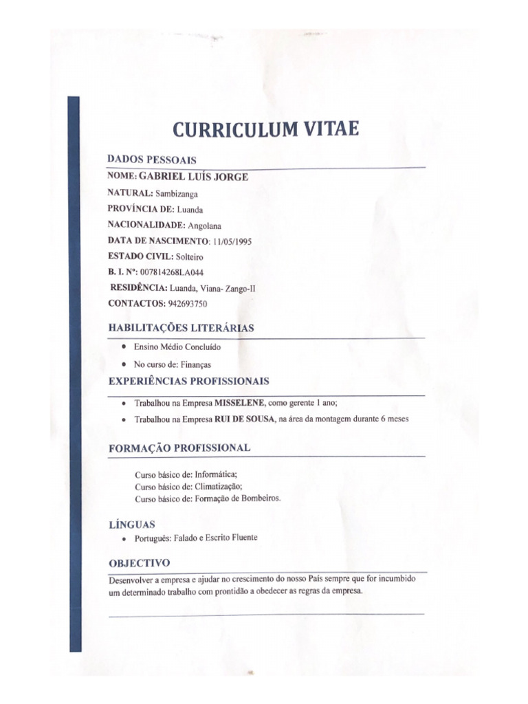 Curriculum Vitae | PDF