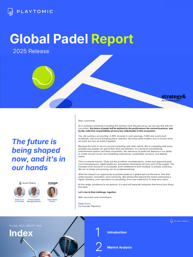 GLOBAL - PADEL - REPORT - 2025 - копия | PDF