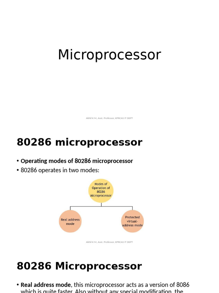 Unit 5 Microprocessor | PDF | Central Processing Unit | Digital Electronics