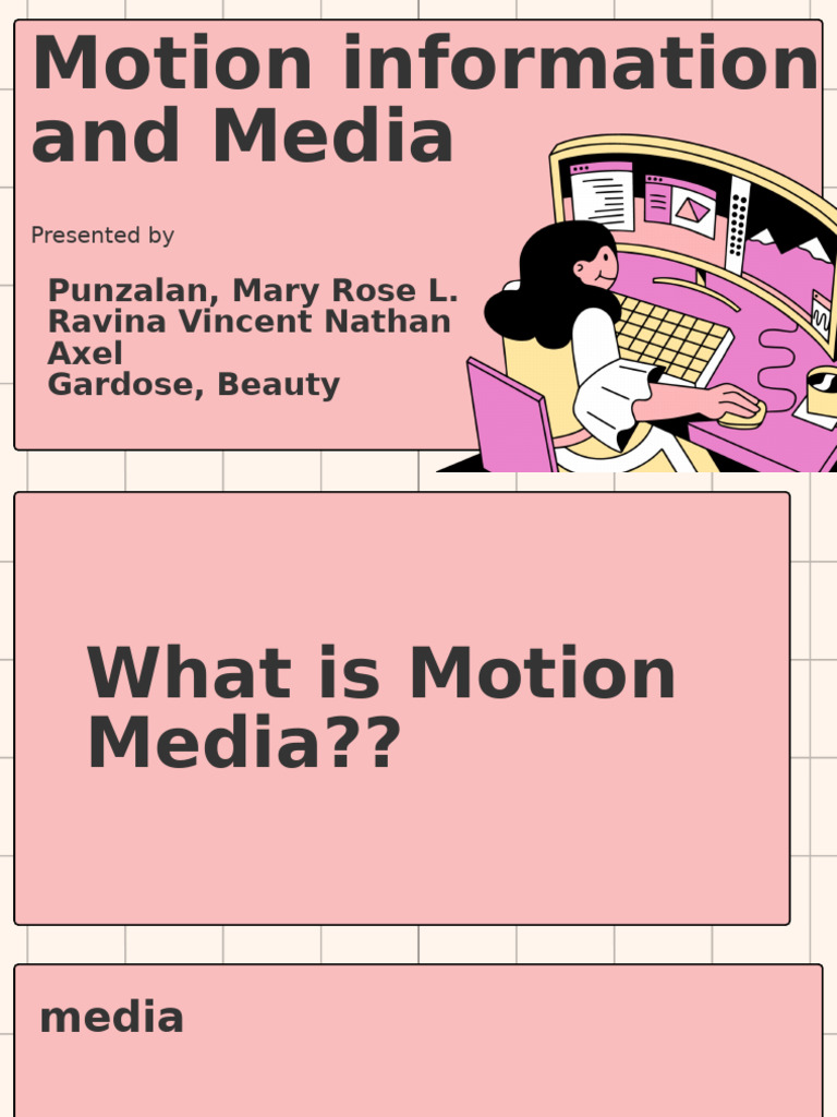 Motion Information and Media | PDF