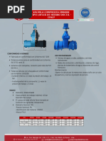 Valvula Compuerta Bridada | PDF | Ingeniería mecánica | Unión