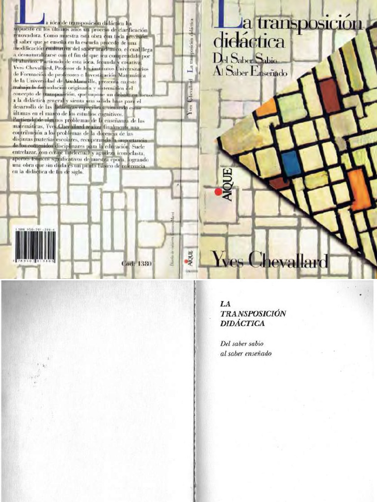 Chevallard, La Transposición Didáctica Completo | PDF