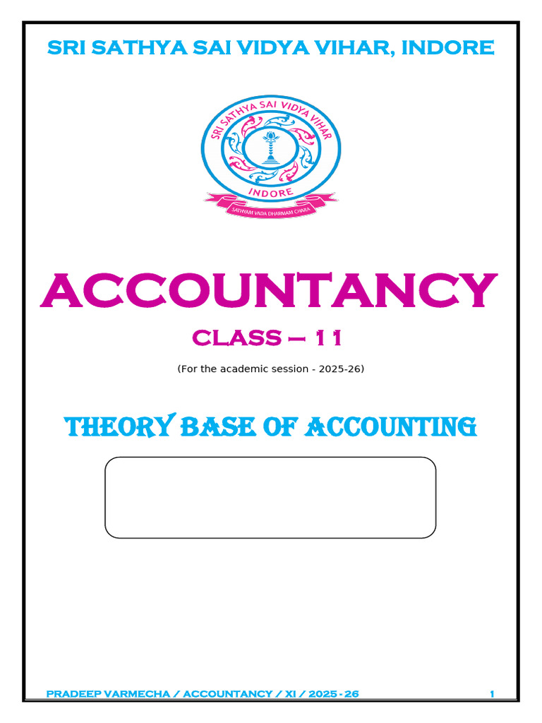 Understanding Accounting Theory Base | PDF | Debits And Credits ...