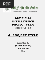 Ai Project For Class-10, Session 2024-25 | PDF