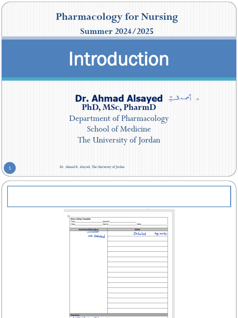 Introduction To Pharmacology | PDF | Pharmacology | Health Sciences