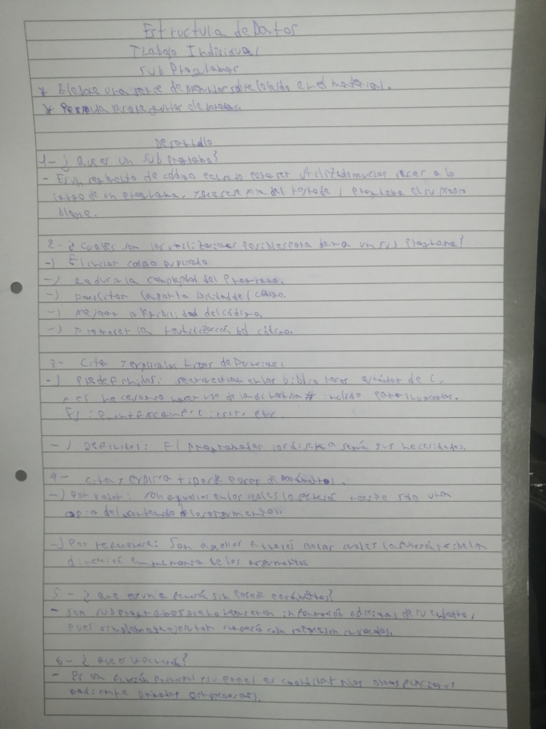 Tarea Estructura de Datos | PDF