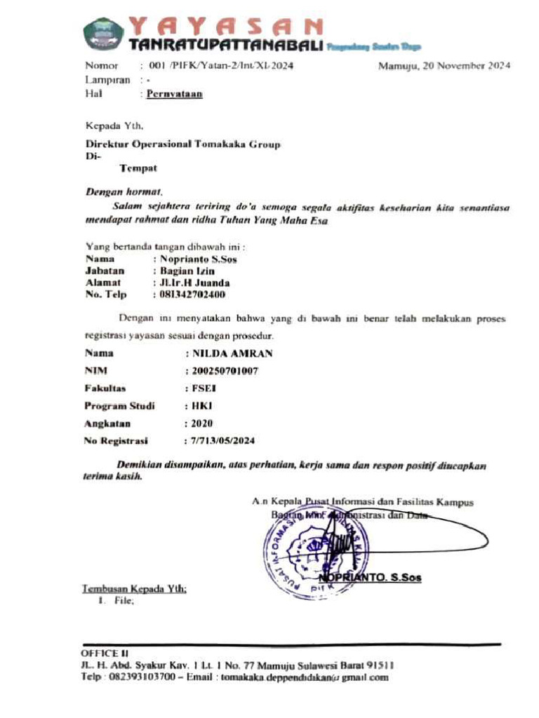 Ujian Hasil Nilda Amran | PDF