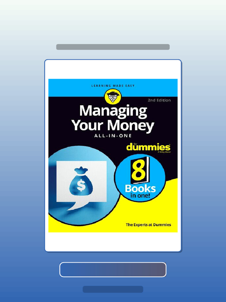 Managing Your Money AllinOne For Dummies 2nd Edition The Experts at ...