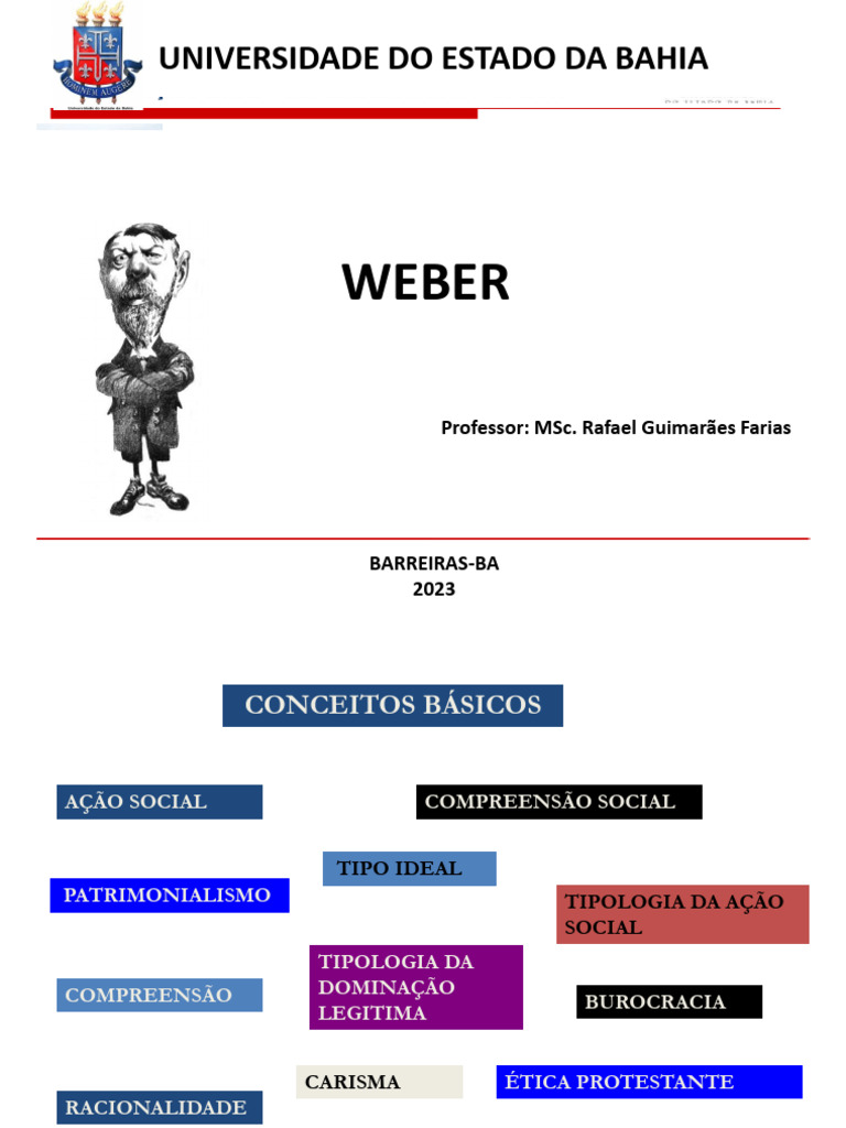 Ação Social e Ética Protestante em Weber | PDF | Sociologia | Max Weber