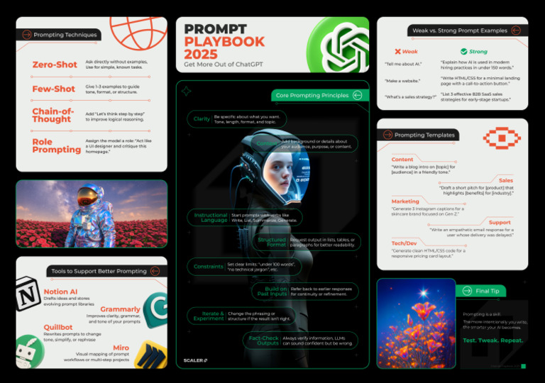 Prompt Playbook Final | PDF