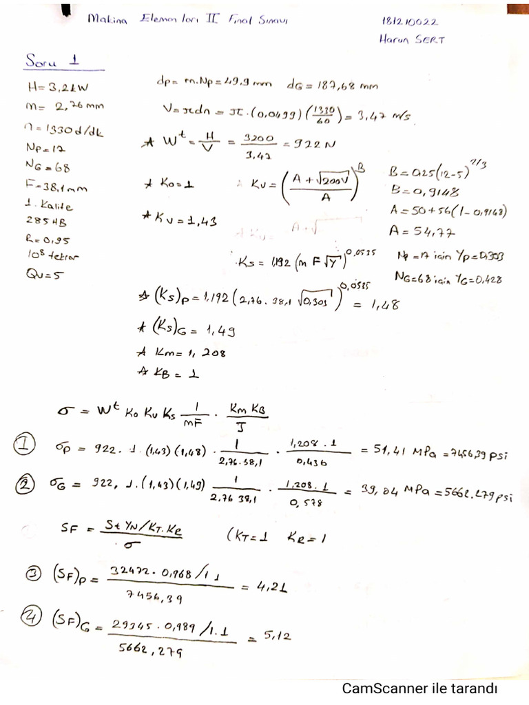 Mak Elm 2-Final 2021 Cevap | PDF