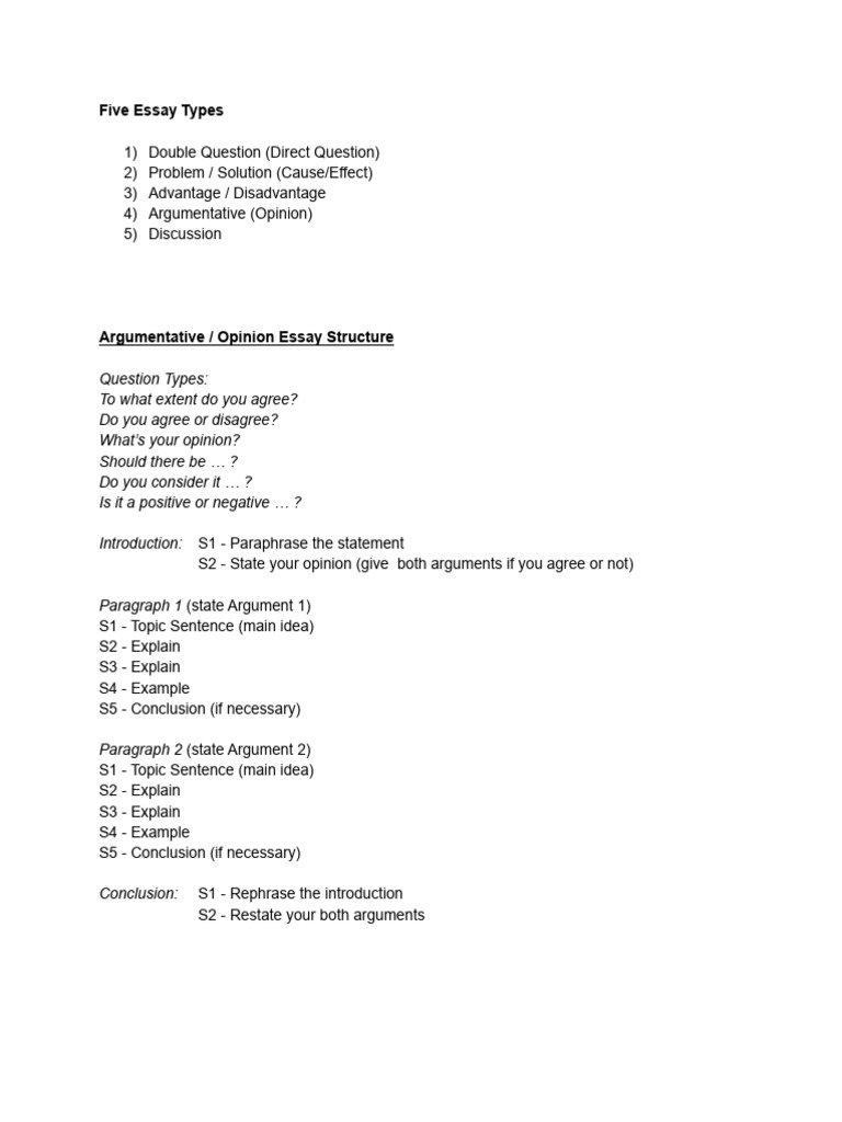5 Essay Types | PDF | Essays