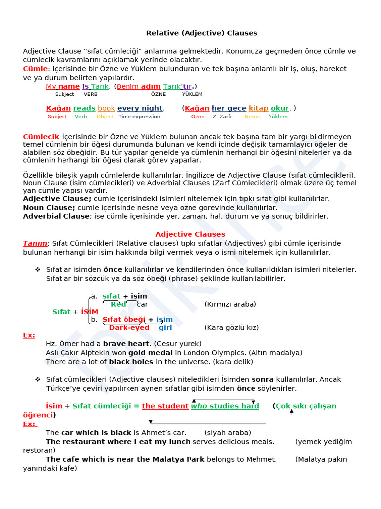 5 Relative Clause | PDF