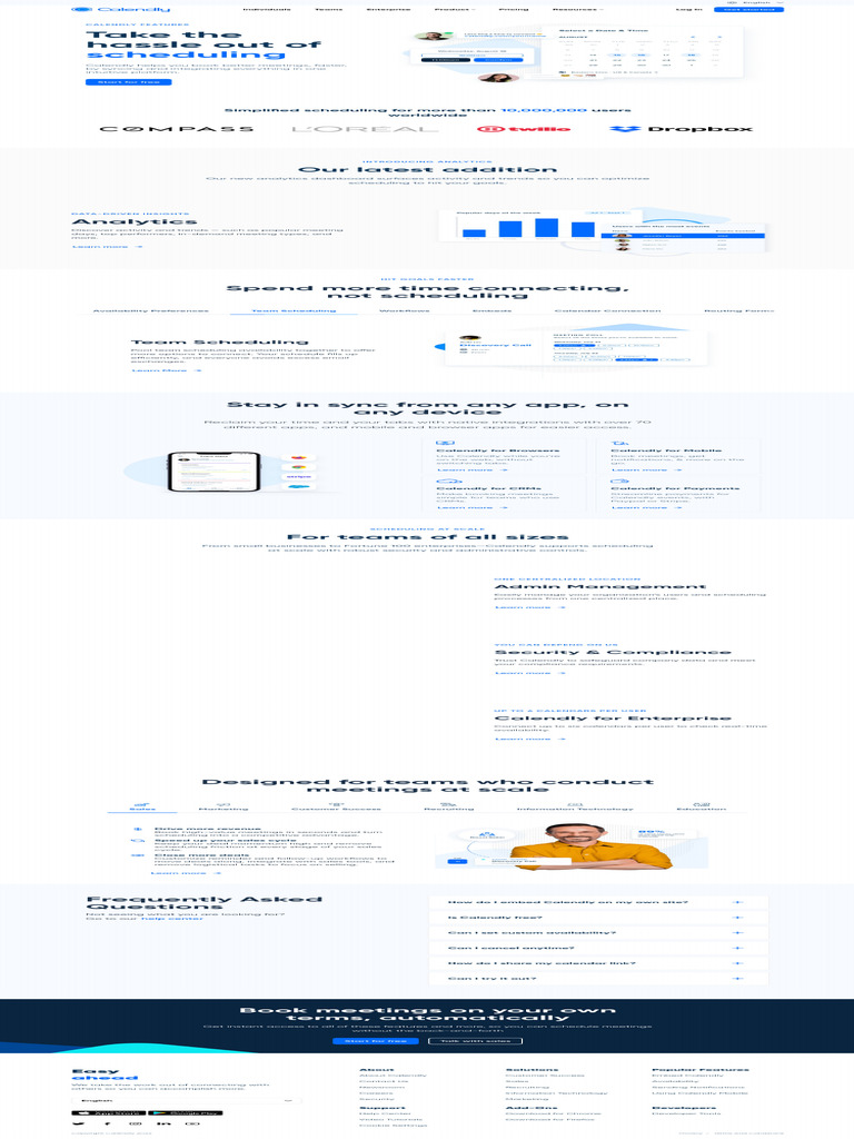 Calendly - All Features | PDF