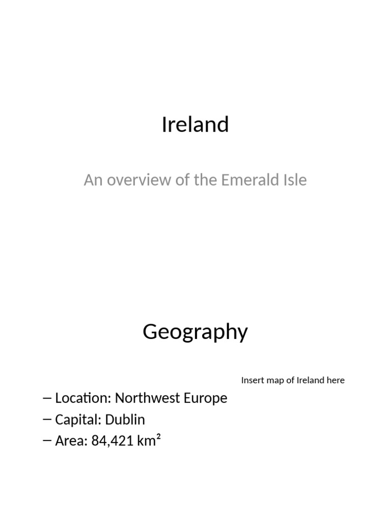 Ireland Presentation Template | PDF