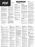 Dragonbane Cheatsheet | PDF | Role Playing Games