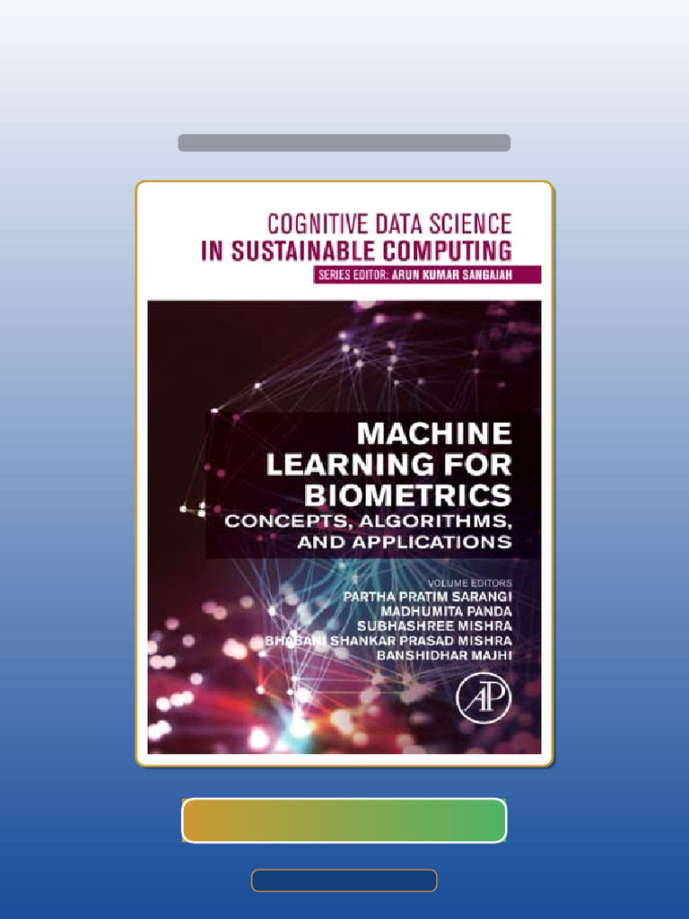 Machine Learning For Biometrics: and Concepts, Algorithms Applications | PDF | Biometrics | Data ...