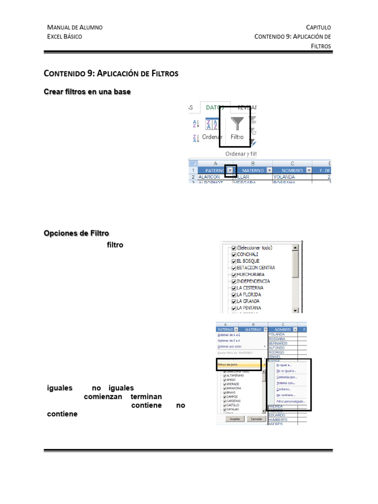 M3.9 Filtros | PDF | Informática