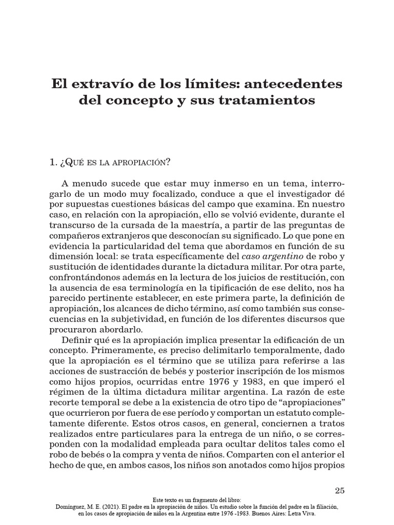 María Elena Domínguez - Filiación (Tesis) - U6 | PDF | Dominio eminente ...