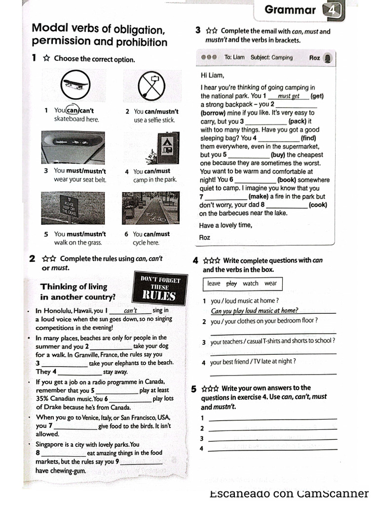 Modals Verbs Review | PDF