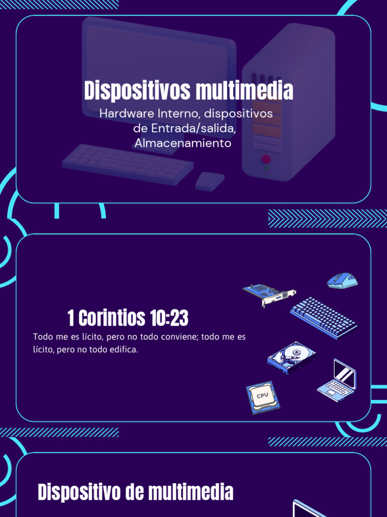 Dispositivos de Multimedia 11° | PDF | Hardware de la computadora ...