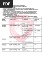 Edited-Gce External Invigilation Time-Table 2025 | PDF | Science