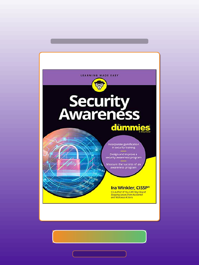 Security Awareness For Dummies For Dummies ComputerTech 1st Edition ...