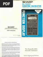Sharp EL-531WH User Manual | PDF | Teaching Methods & Materials ...