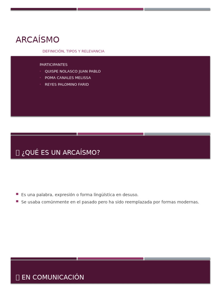 Arcaísmo | PDF