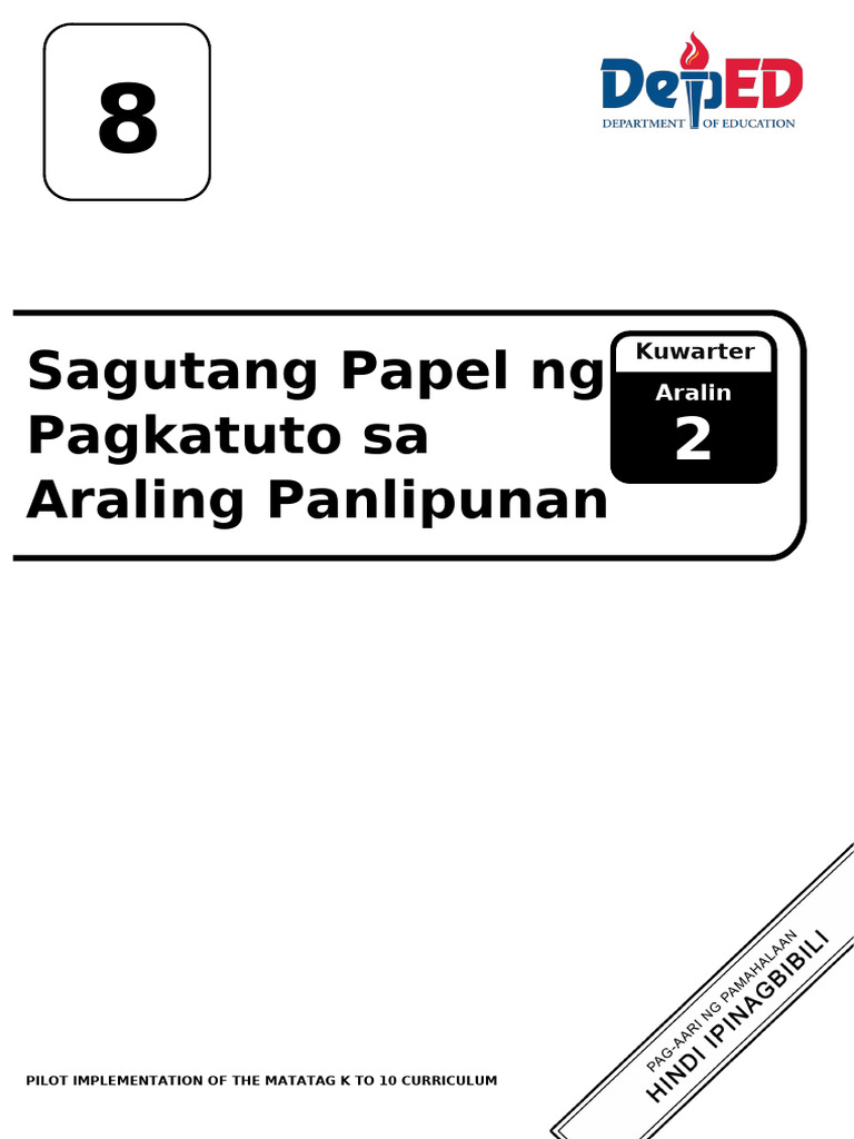 Q2 LAS AP8 Lesson 2 Week 2 | PDF