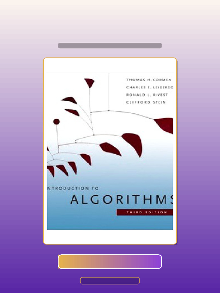 Introduction To Algorithms 3rd Edition Unlocked Test Bank | PDF ...
